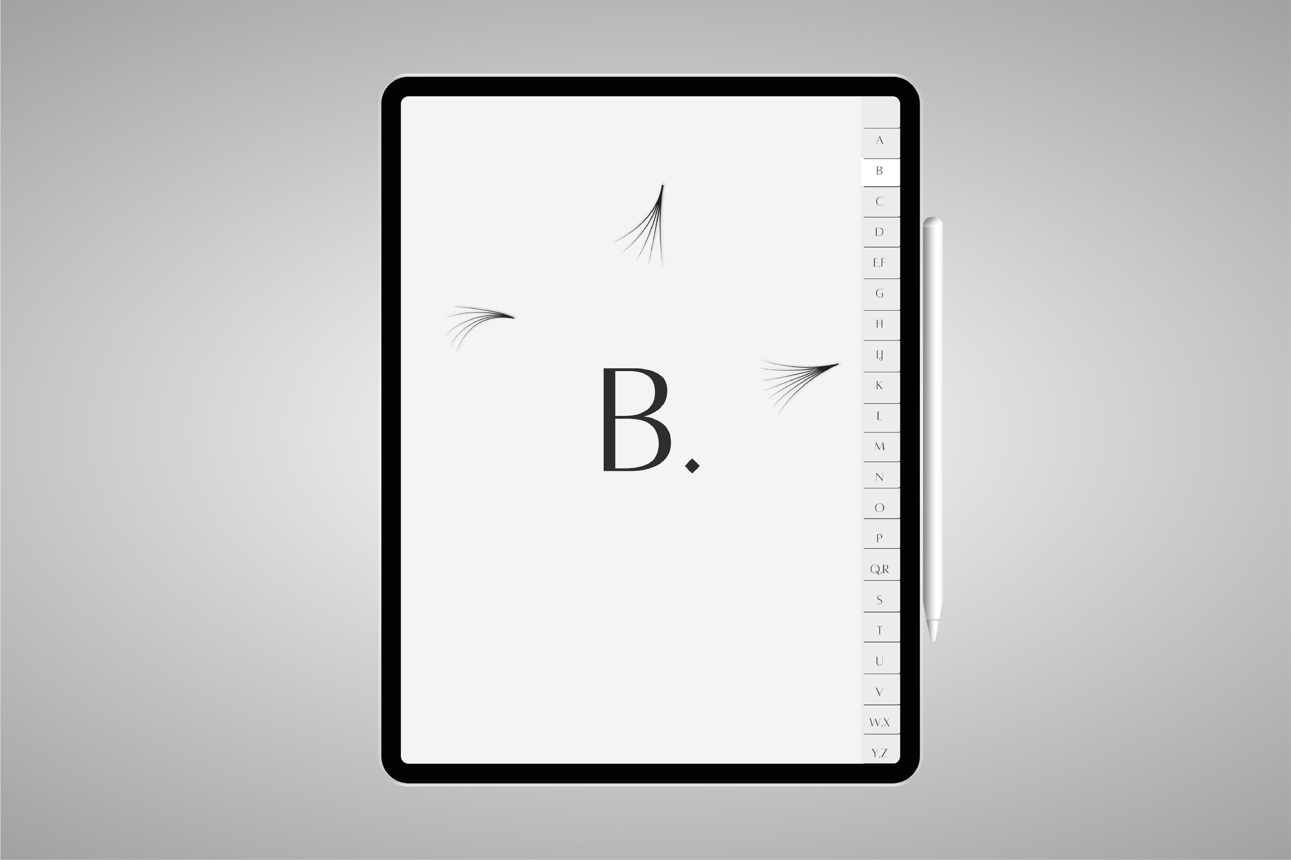 Digital Client Record Notebook │ RM Lash Academy