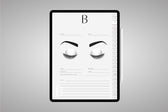 Digital Client Record Notebook │ RM Lash Academy